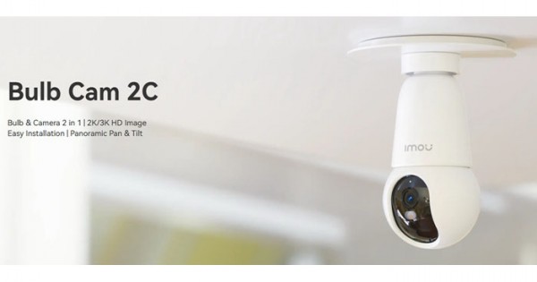 Imou Bulb Cam 2C 3MP Smart Wireless Security Camera E27
